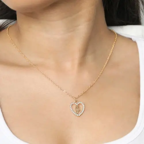 Juicy Couture Gold-tone Pavé Heart Jewelry Set