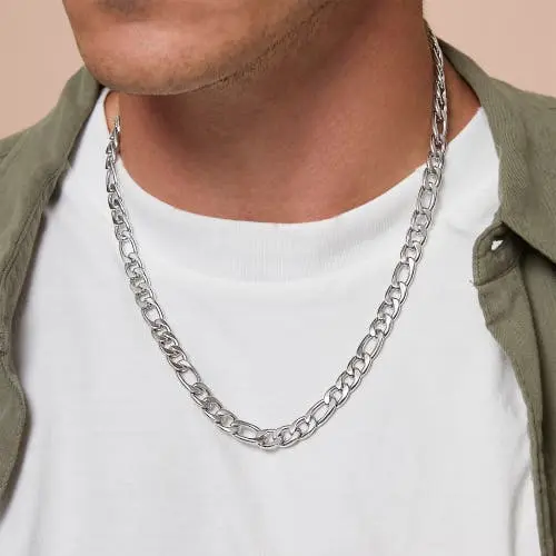 Lucky Brand Figaro Chain And Bracelet Set