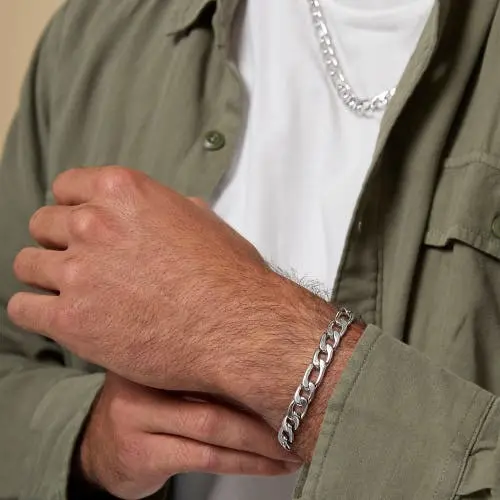 Lucky Brand Figaro Chain And Bracelet Set