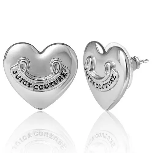 Juicy Couture Heart Stud Earrings