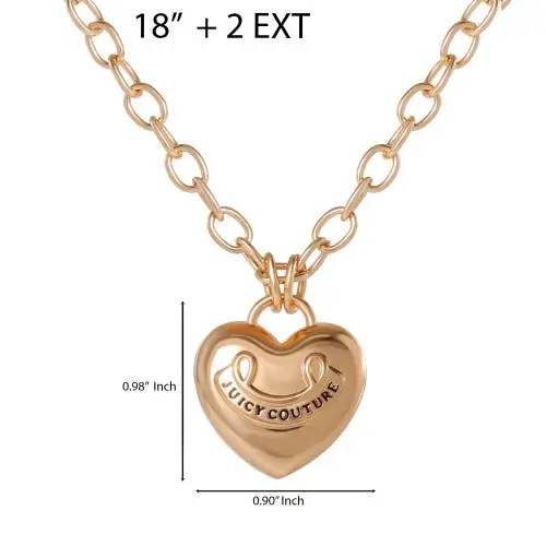 Juicy Couture Heart Pendant Necklace