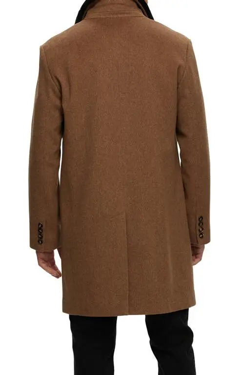 Gorski Loro Piana Wool Coat With Shearling Collar