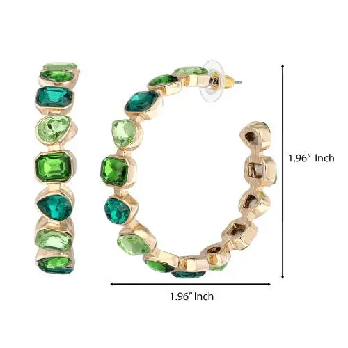 Jessica Simpson Gold-tone Hoop Earrings