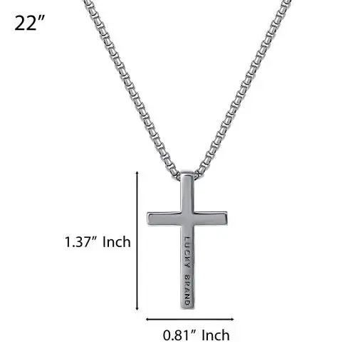 Lucky Brand Cross Pendant Necklace