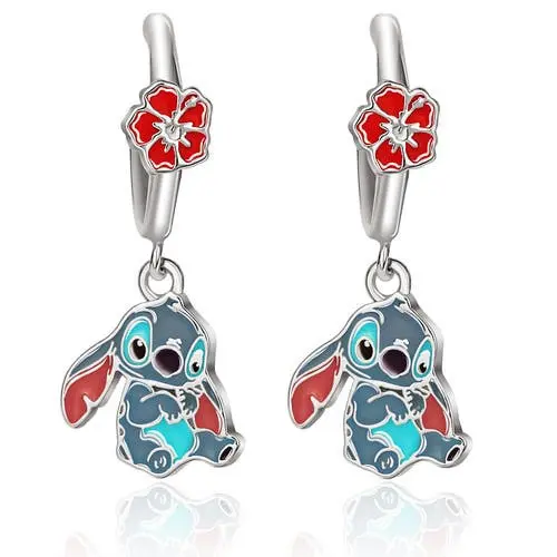 Disney Lilo & Stitch Dangle Hoop Earrings