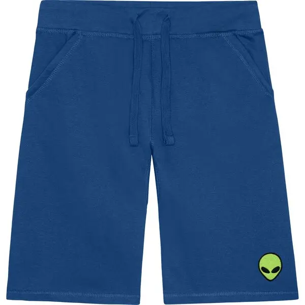 DALIX Midweight Fleece Short - Royal Blue