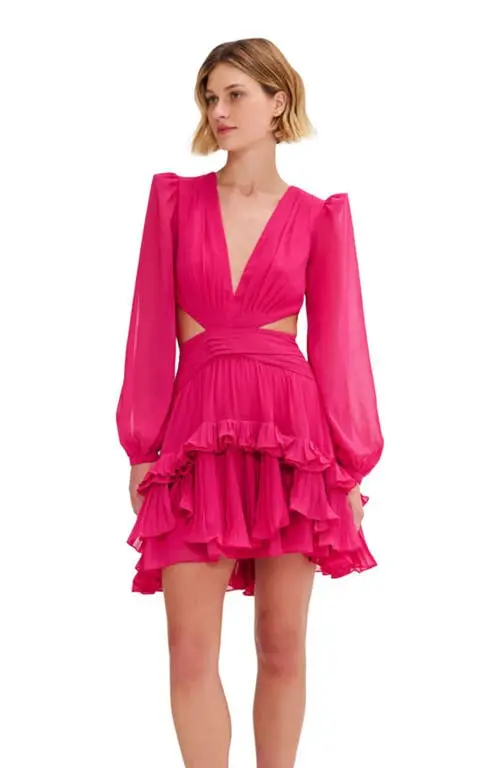 PatBO Mini Dress With Cutout Detail