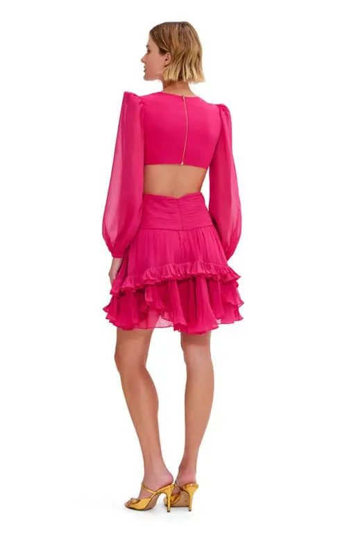 PatBO Mini Dress With Cutout Detail