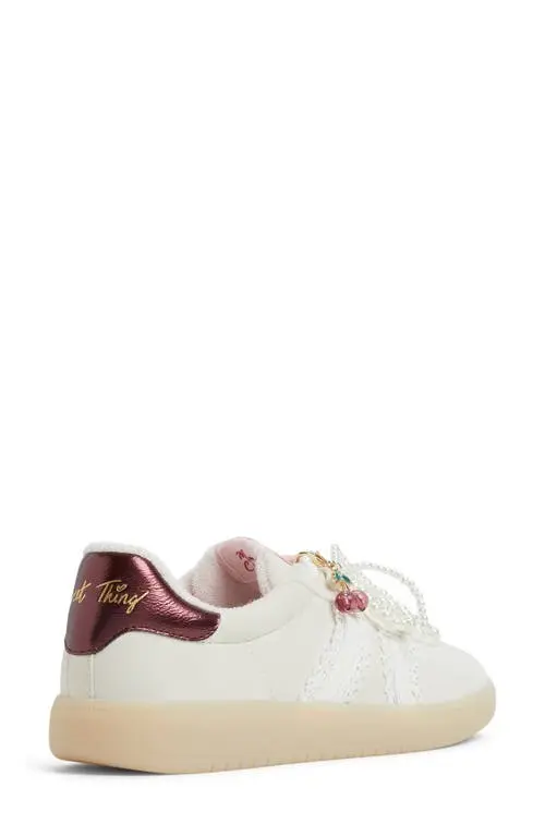 Aldo Lace Up Sneakers With Charms