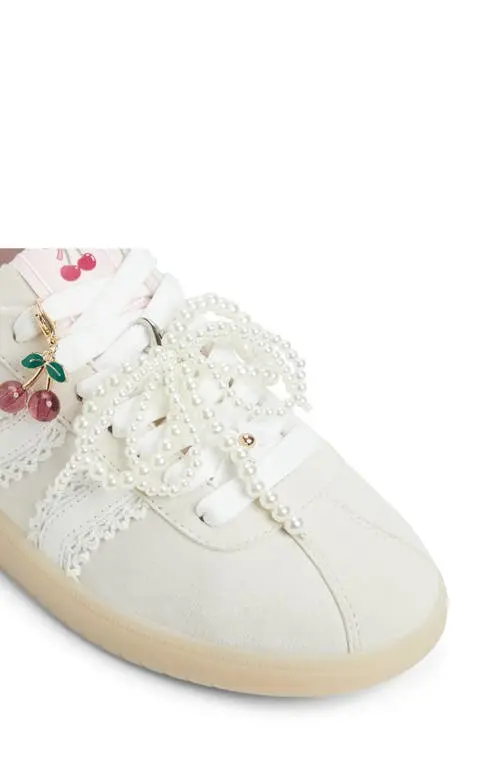 Aldo Lace Up Sneakers With Charms
