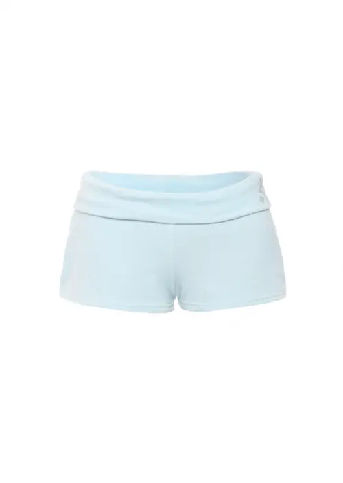 SPARKL Tracksuit Velour Shorts - Blue