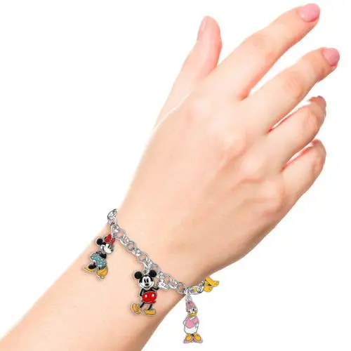 Disney Mickey Mouse And Friends Charm Bracelet