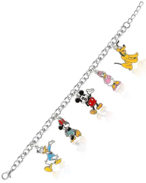 Disney Mickey Mouse And Friends Charm Bracelet