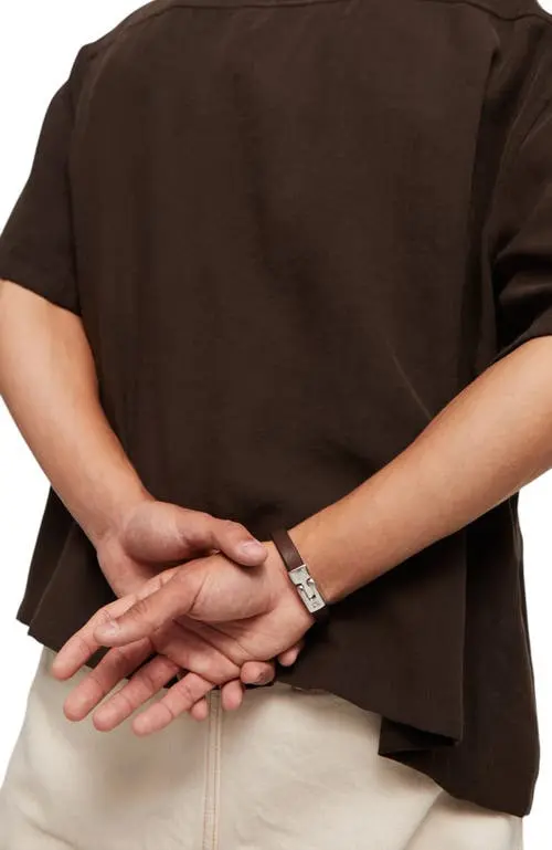 UNODE50 Bracelet With Sterling -plated End Caps - Silver