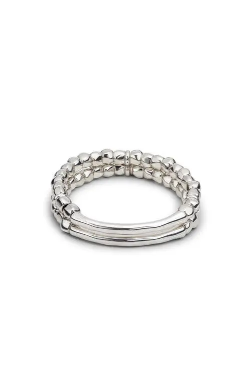 UNODE50 Polished Chain Bracelet - Silver