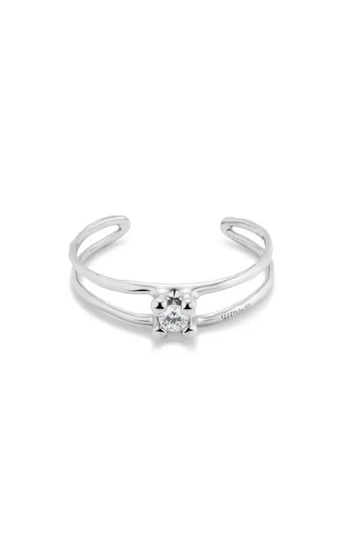UNODE50 Semi-rigid Crystal Band - Silver
