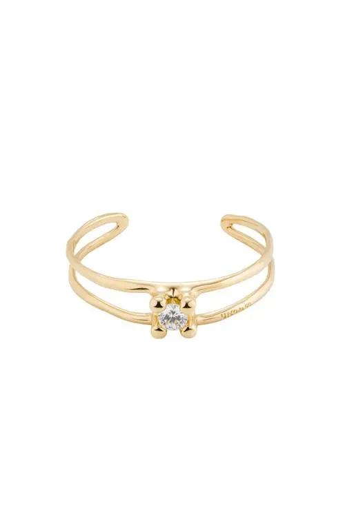 UNODE50 Semi-rigid Crystal Band - Gold