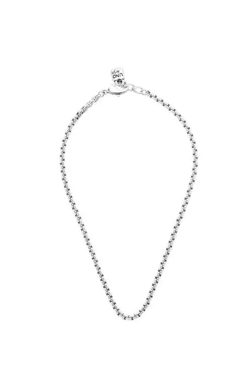UNODE50 Linear Link Necklace - Silver