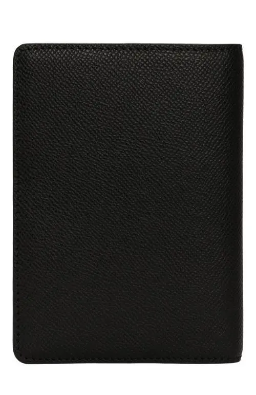 Gorski Leather Passport Cover - Black