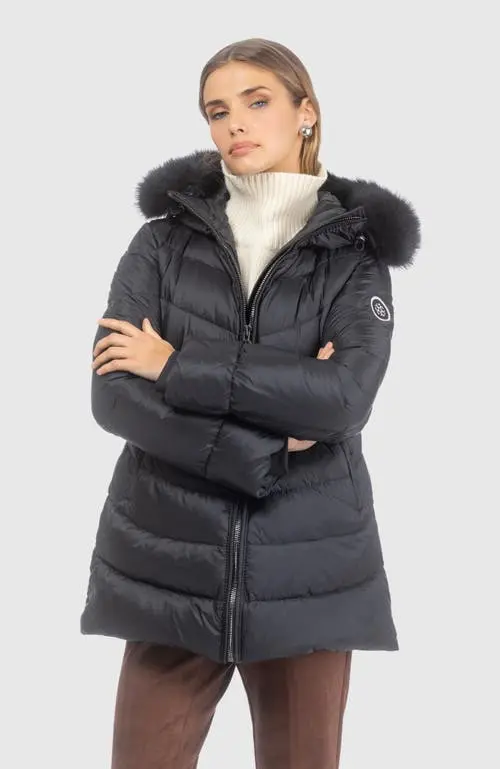 Gorski Après-ski Jacket With Detachable Hood Trim