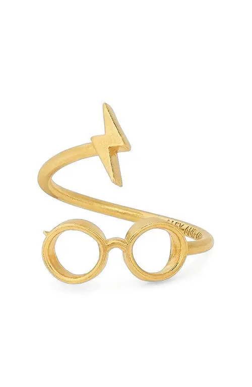 ALEX AND ANI Harry Potter Glasses Ring Wrap - Gold