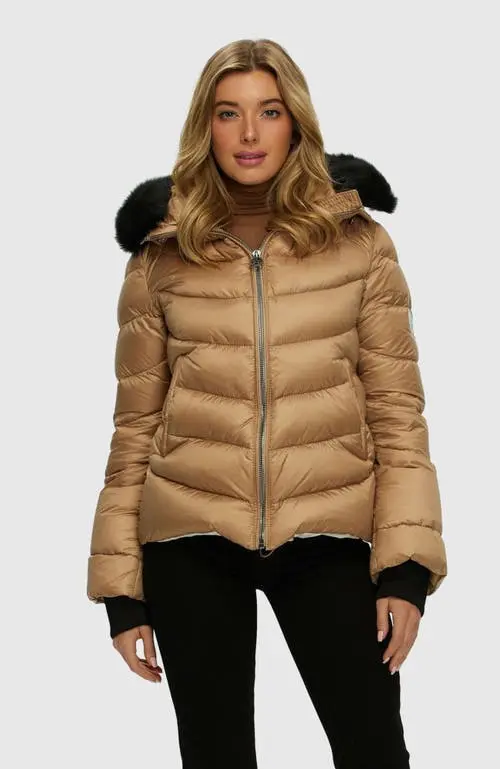 Gorski Short Jacket With Detachable Trim
