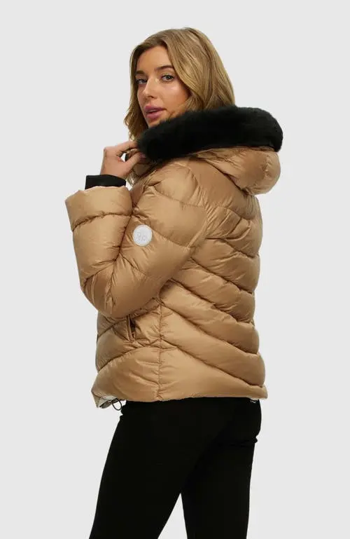 Gorski Short Jacket With Detachable Trim