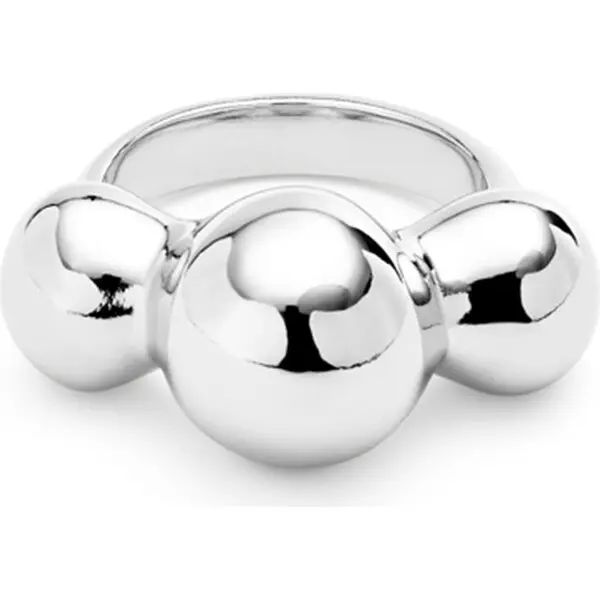 UNODE50 Core Trio Stacked Ring - Silver