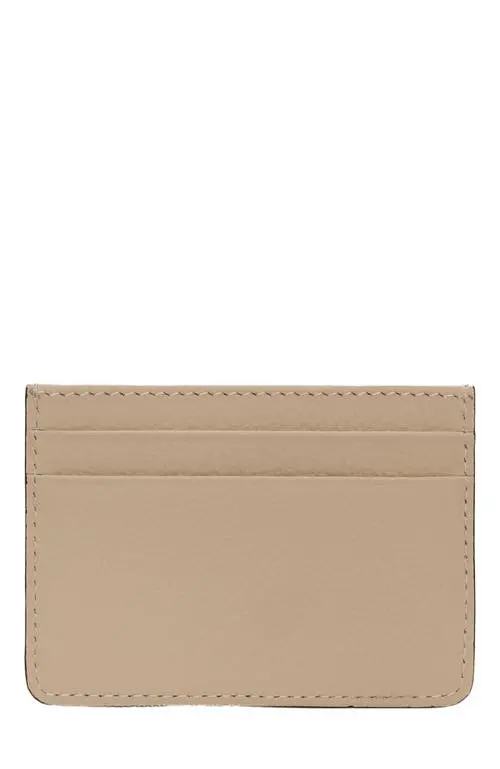 Gorski Leather Card Holder - Beige