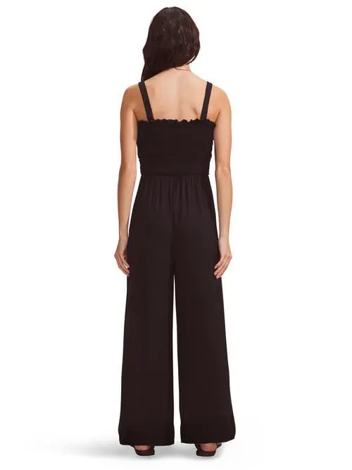RO&ZO Shirred Bodice Jersey Jumpsuit