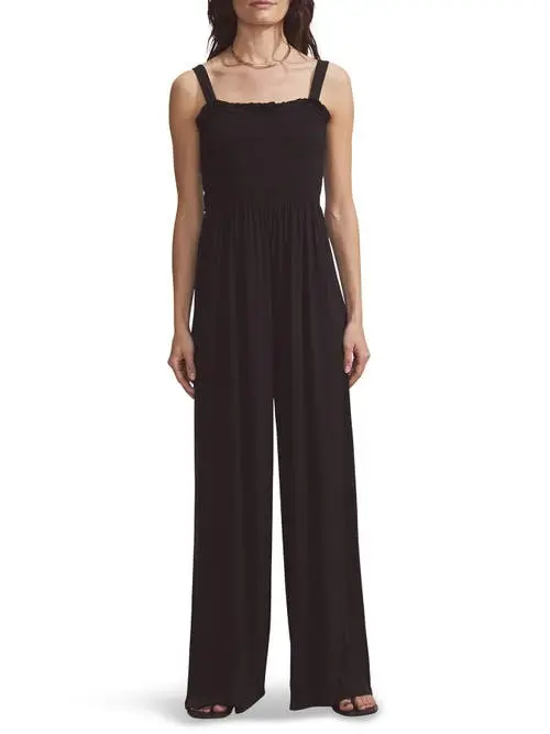 RO&ZO Shirred Bodice Jersey Jumpsuit