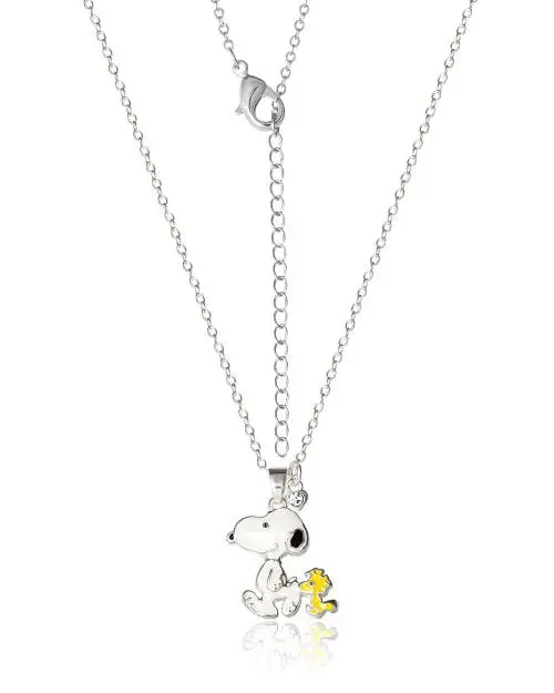 PEANUTS Snoopy And Woodstock 3d Pendant Necklace