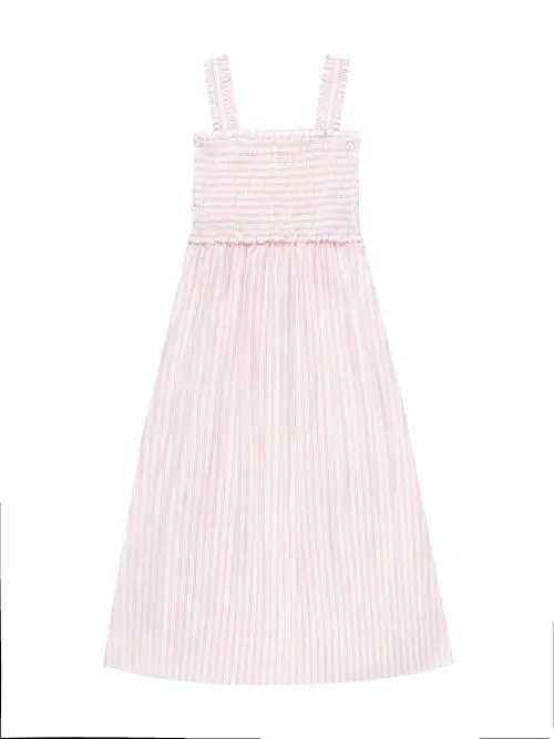 RO&ZO Stripe Shirred Dress