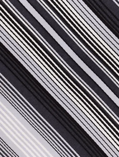 SYNRGY BY DXL Futuristic Striped Neck Tie - Black