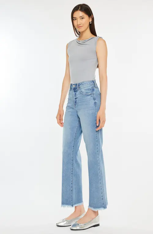 KANCAN High-rise Slim Wide Leg Jeans