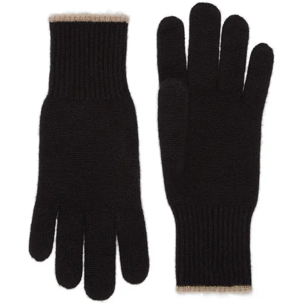 Brunello Cucinelli Knit Gloves - Black
