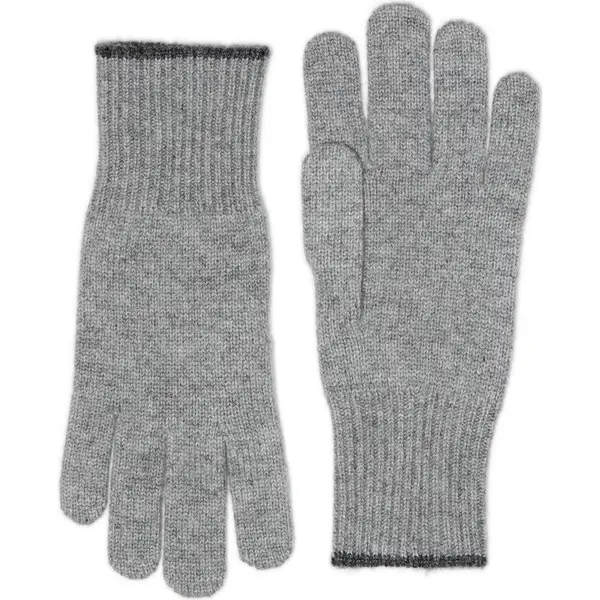 Brunello Cucinelli Knit Gloves - Grey