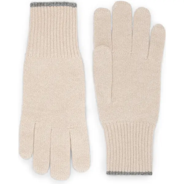 Brunello Cucinelli Knit Gloves - Sand