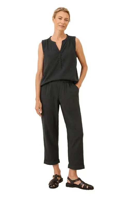 PACT Organic Cotton Coastal Double Gauze Rolled Cuff Pant