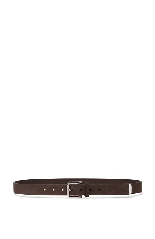 Brunello Cucinelli Leather Belt - Rust Brown