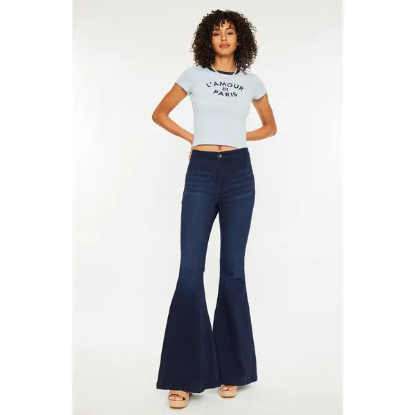 KANCAN Jainey High Rise Flare Jeans