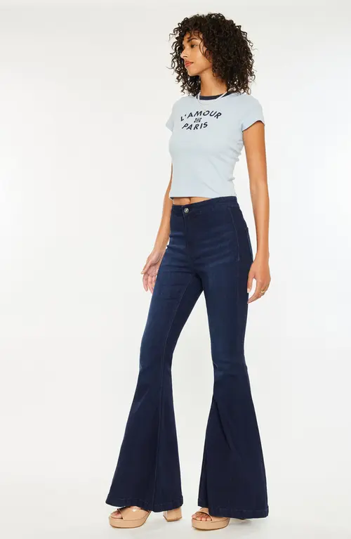 KANCAN Jainey High Rise Flare Jeans
