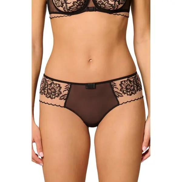 Simone Perele Romance Boyshorts - Light Tattoo