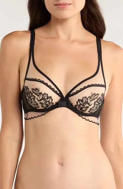Simone Perele Romance Full Coverage Plunge Bra - Light Tatoo