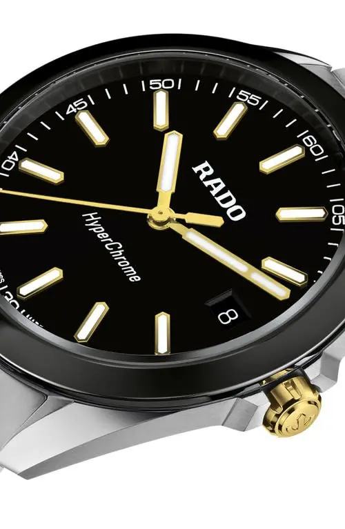 RADO Hyperchrome Bracelet Watch - Black
