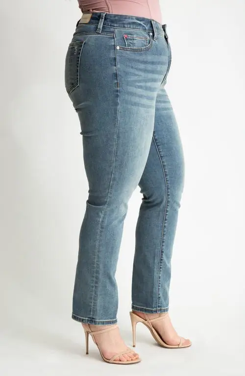 SLINK JEANS High-rise Straight Leg Jeans - Stella