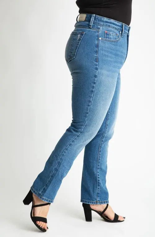 SLINK JEANS High Waist Ankle Straight Leg Jeans - Rylee