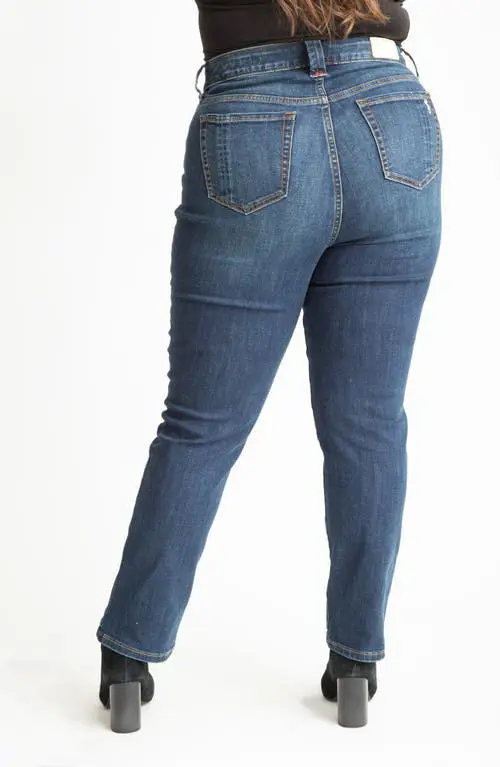 SLINK JEANS High-waist Straight Leg Jeans - Maya