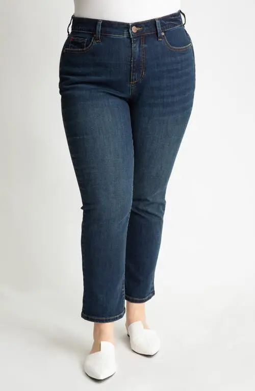 SLINK JEANS High Waist Ankle Straight Leg Jeans - Clara