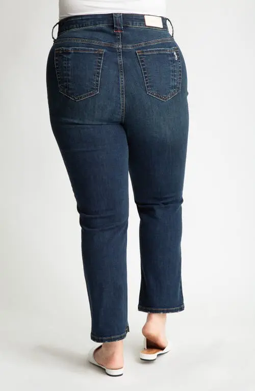 SLINK JEANS High Waist Ankle Straight Leg Jeans - Clara